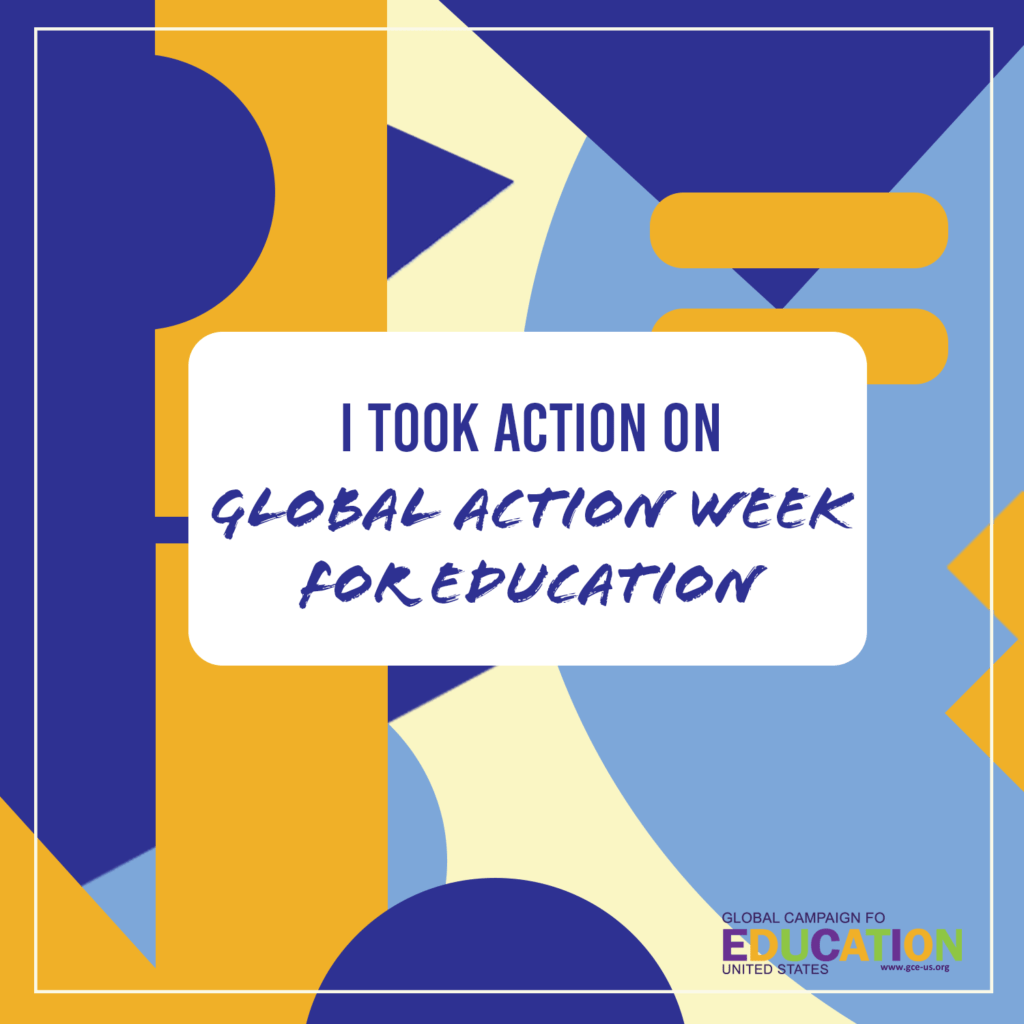 Global Action Week for Education 2019 | GCE-US